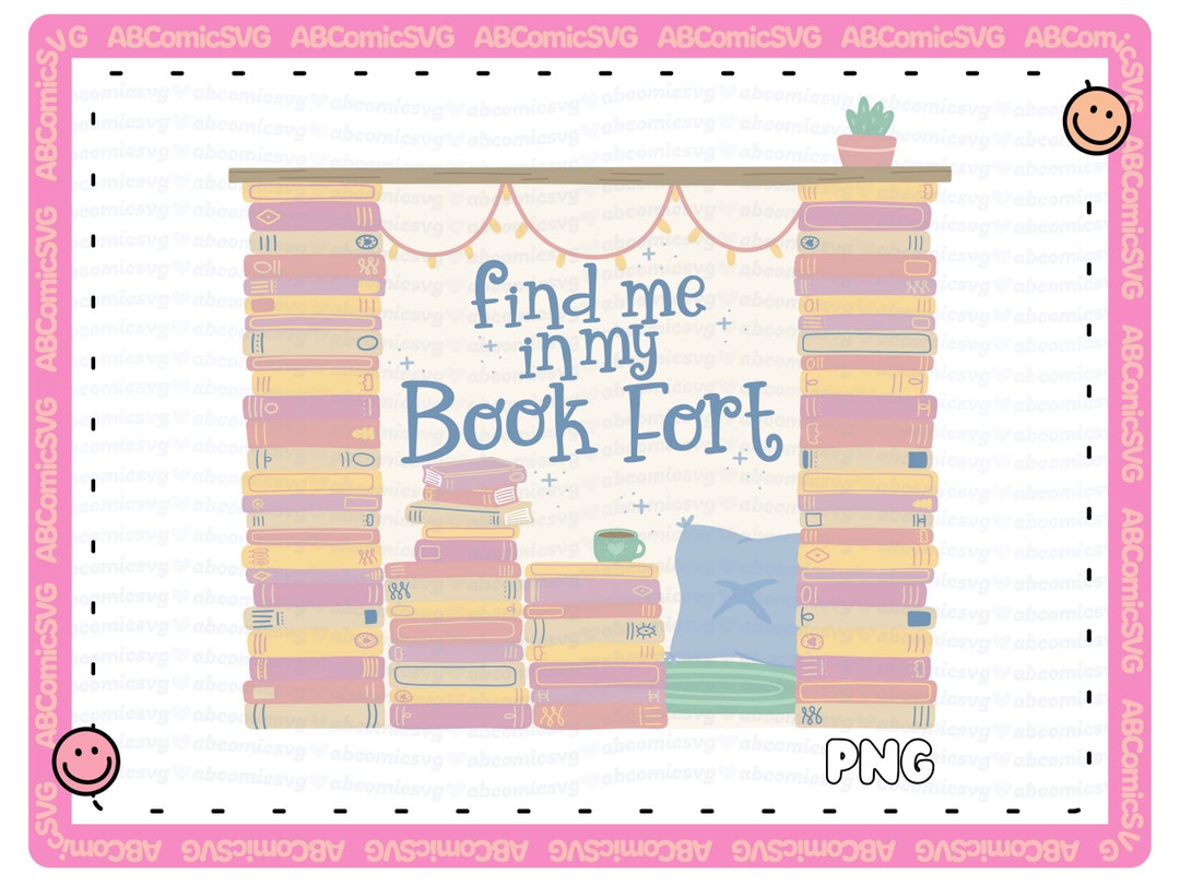 Book Fort PNG, Bookish Clipart, Book Lover Png, Booktrovert Png ...