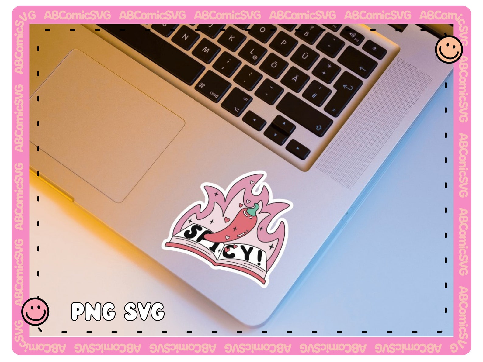 Spicy Romance SVG PNG, Smutty Book SVG, Bookish Png, Cute Trendy ...