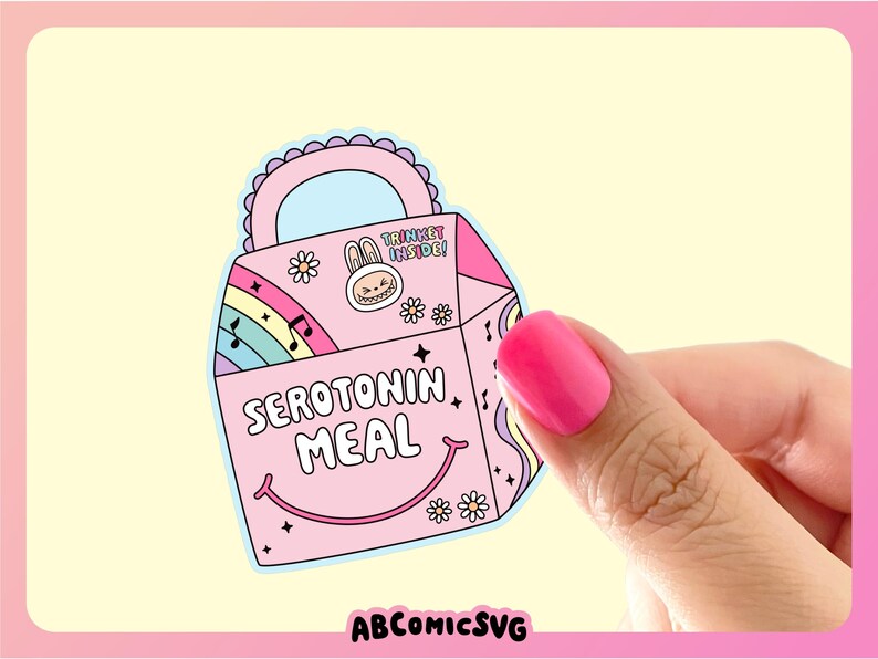 Serotonin Meal PNG SVG, Hang in There It Gets Worse Png, Trinket PNG ...