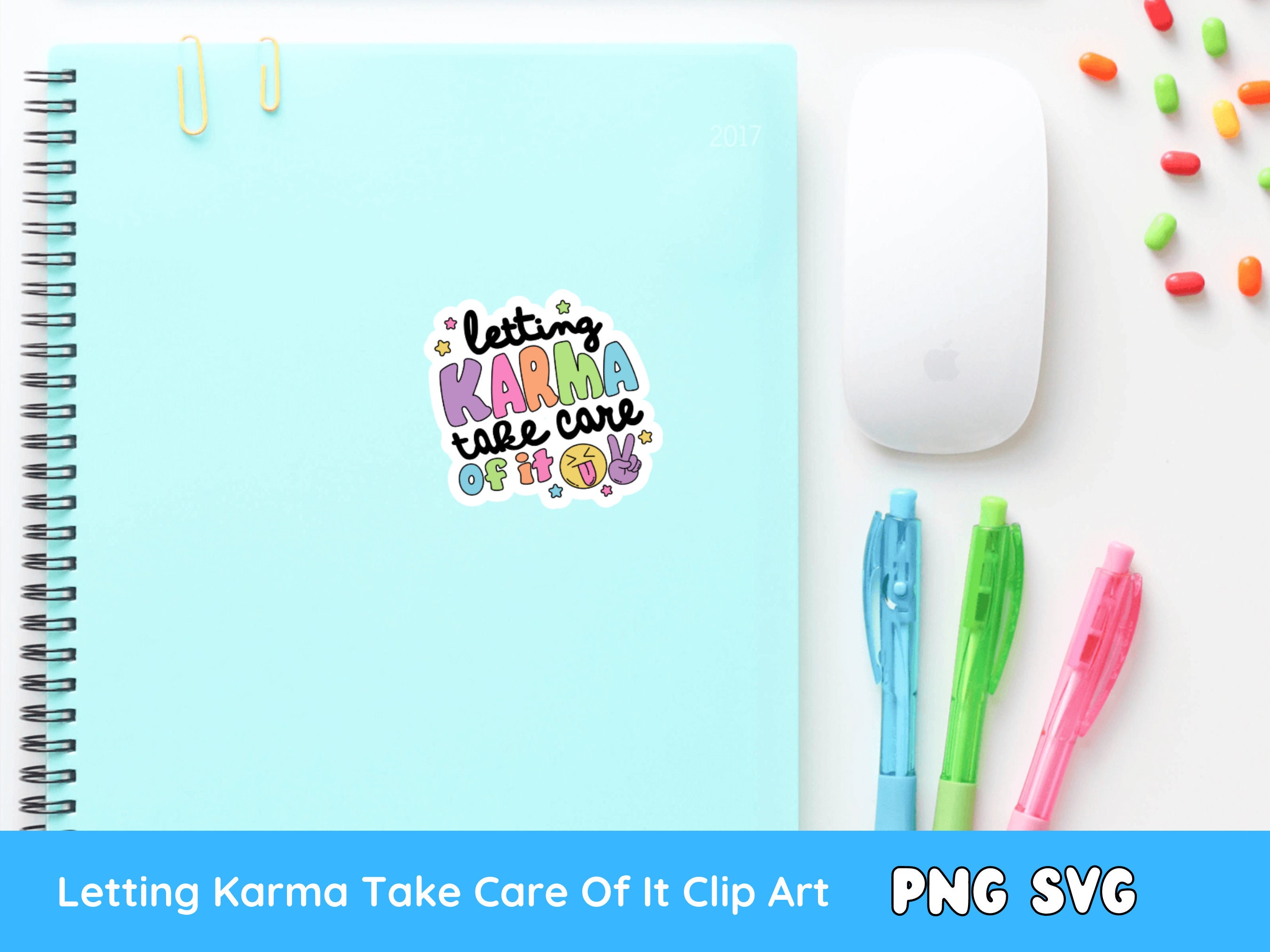 Letting Karma Take Care of It SVG PNG, Petty, Snarky, Sassy, Peace PNG ...