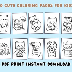 Printable Polar Bear Coloring Sheets for Kids | Holiday Coloring Page ...