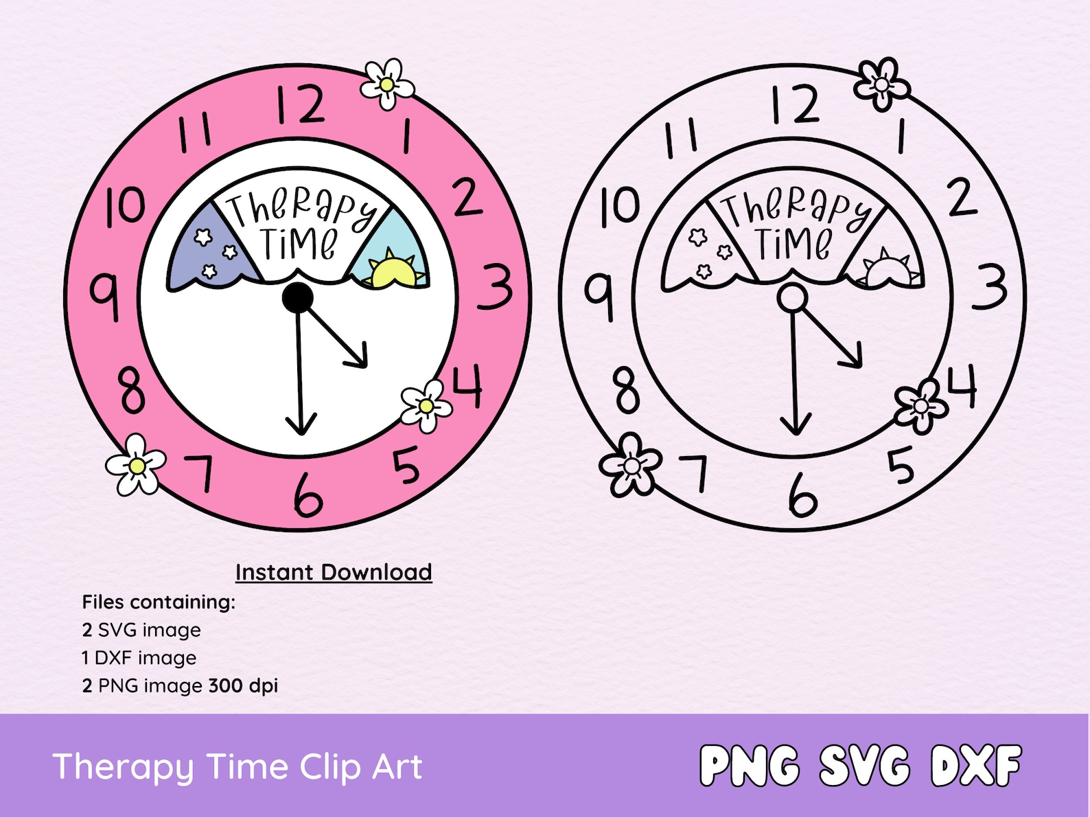 Therapy Time Clip Art Mental Health Matters Trendy Love - Etsy