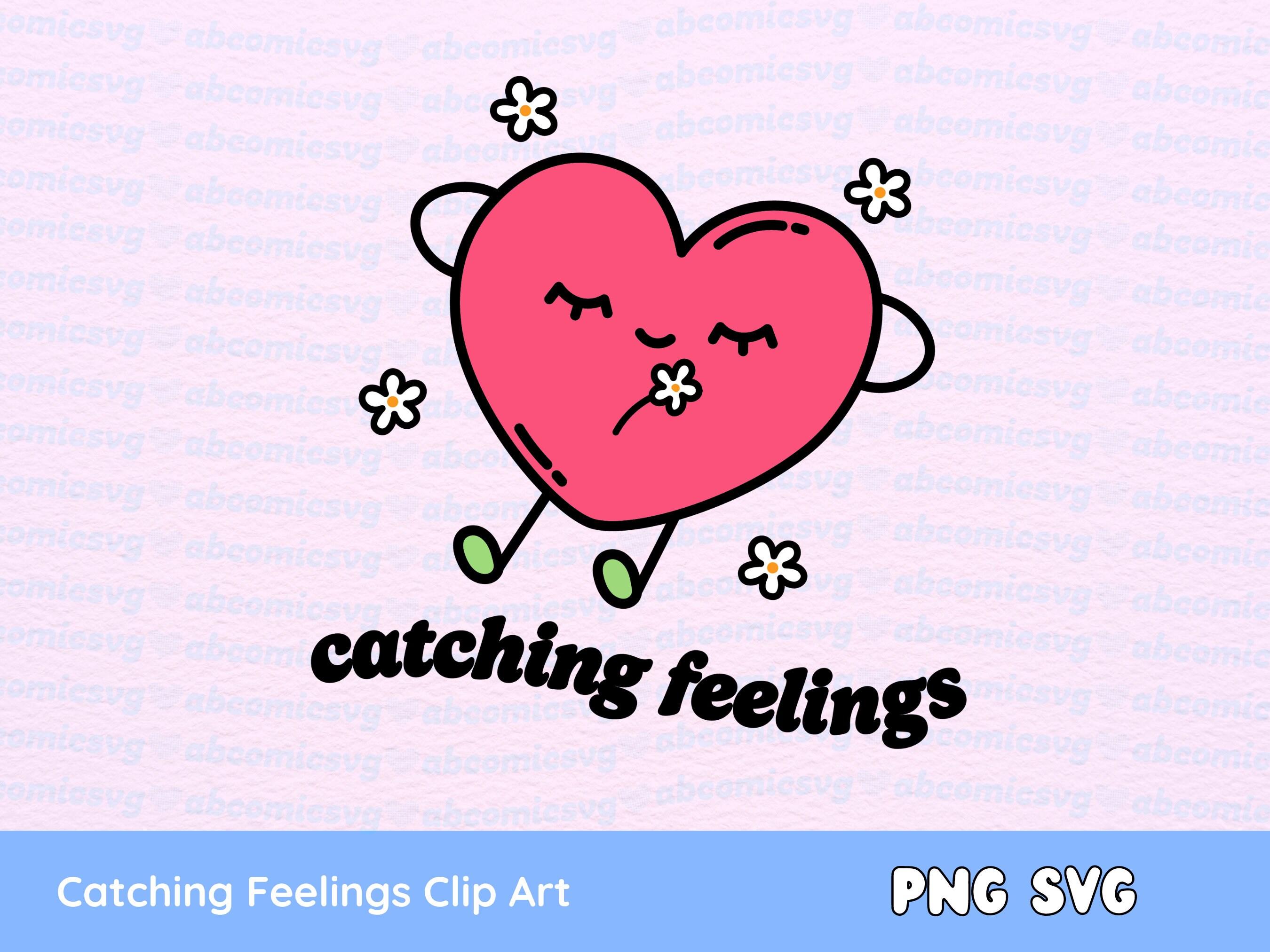 Catching Feelings SVG PNG Heart Svg Love Svg Svg Files - Etsy