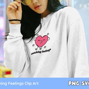 Catching Feelings SVG PNG, Heart Svg, Love Svg, Svg Files - Etsy