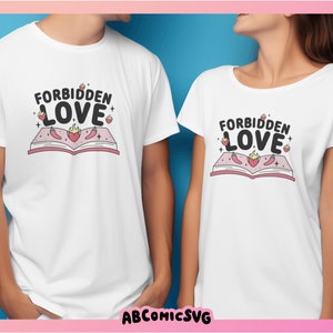 Forbidden Love SVG PNG, Book Tropes SVG, Enemies to Lovers, Cute Trendy ...