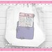Library Card Due Date PNG, Bookish PNG, Bibliophile PNG, Cute Trendy ...