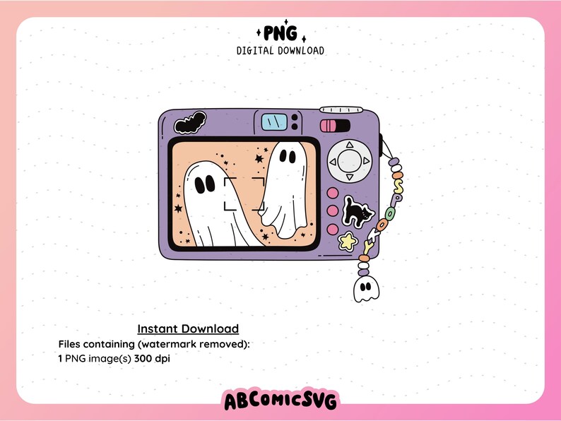 Y2K Ghost Digital Camera PNG, Halloween PNG, 90s Aesthetic Design File ...