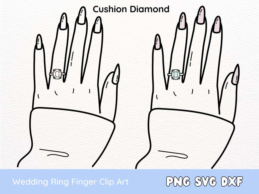 Engaged Svg, Future Mrs Svg, Wedding Ring Finger Clip Art, Designs for ...