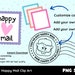 Happy Mail Clip Art, Small Business DIY Sticker Stamp PNG SVG - Etsy