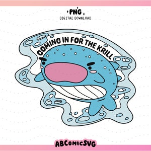 Coming in for the Krill PNG, Whale Shark PNG, Funny Quotes PNG, Cute ...
