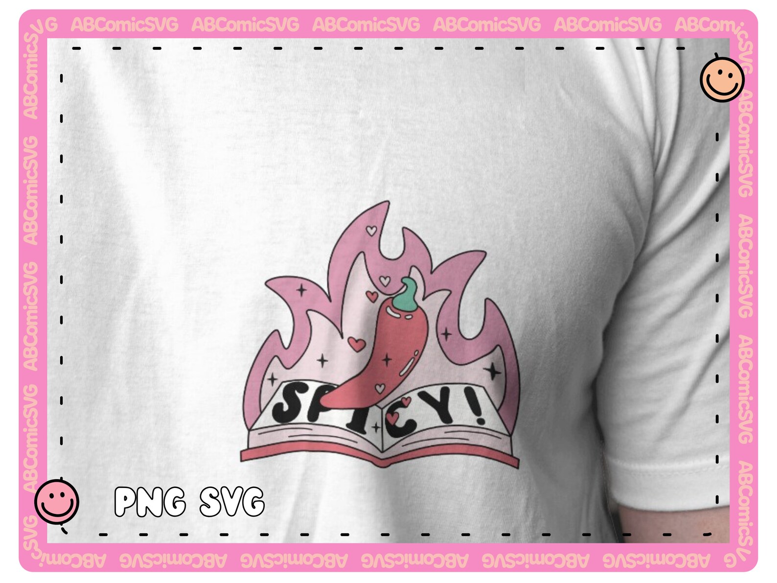 Spicy Romance SVG PNG, Smutty Book SVG, Bookish Png, Cute Trendy ...