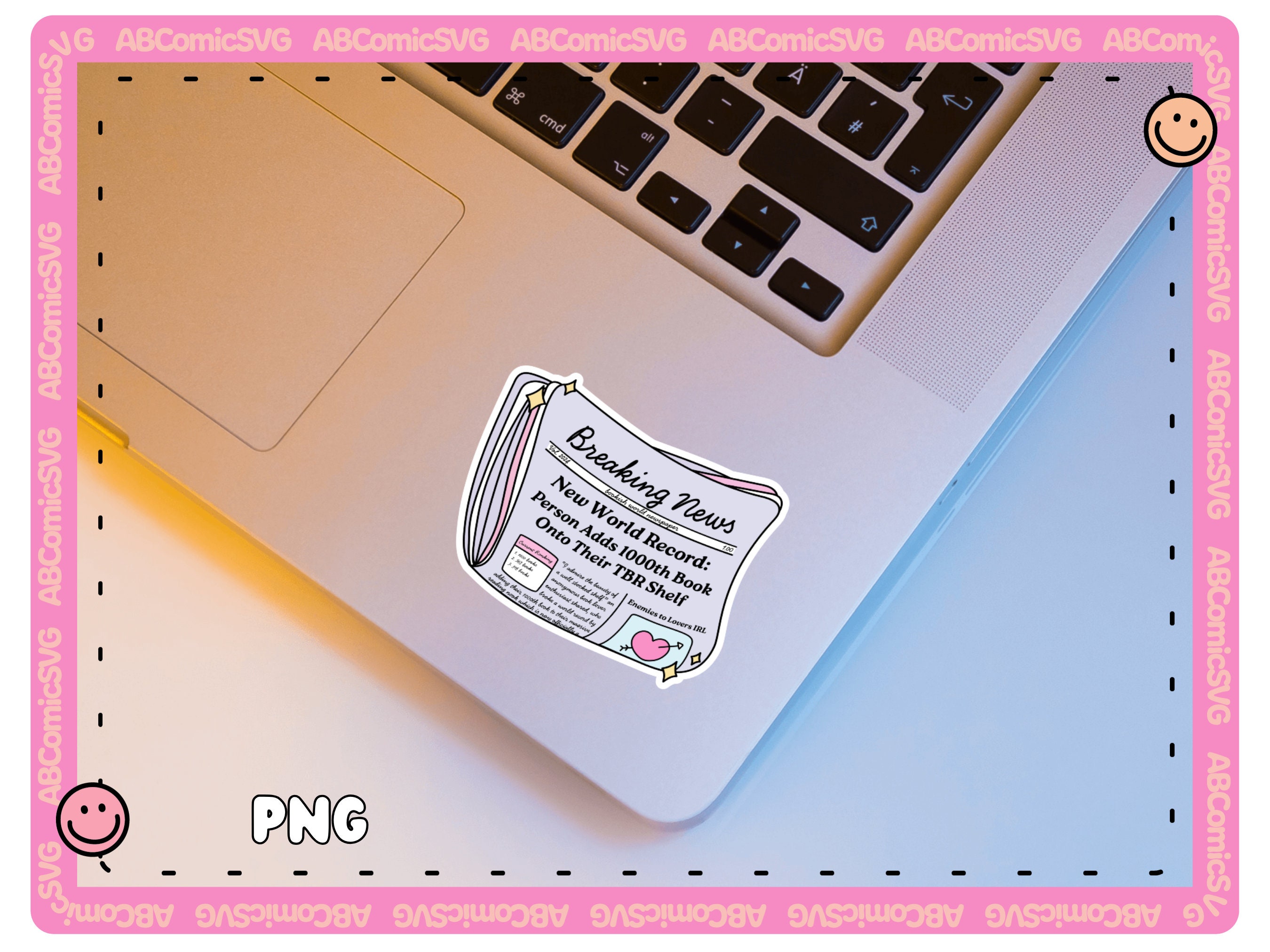 Funny Bookish TBR PNG, Cute Bookworm PNG, Book Lovers Png, Designs for ...