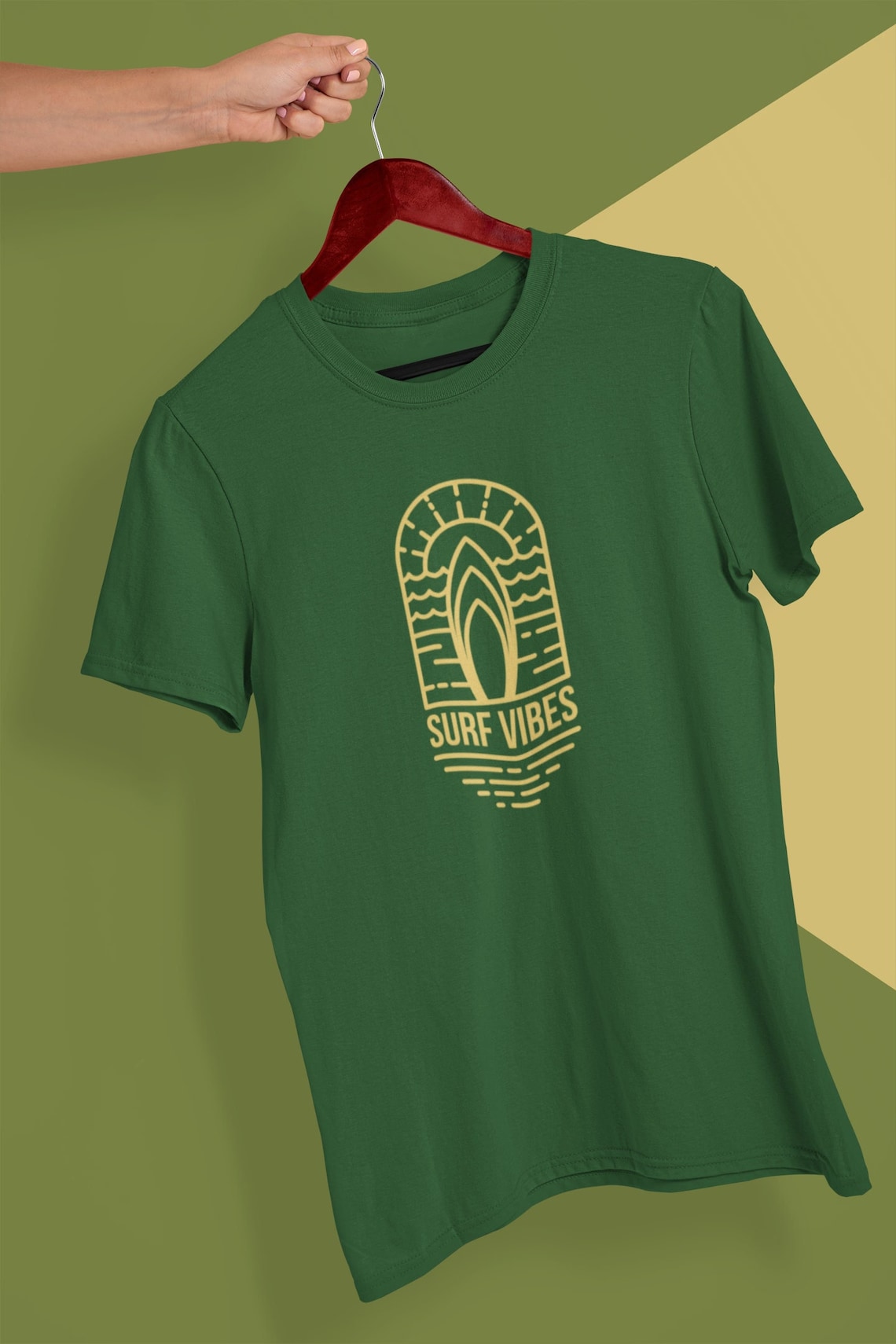 Surf Board T-shirt, Unisex Heavy Cotton Tee, Ocean T-shirt, Summer ...