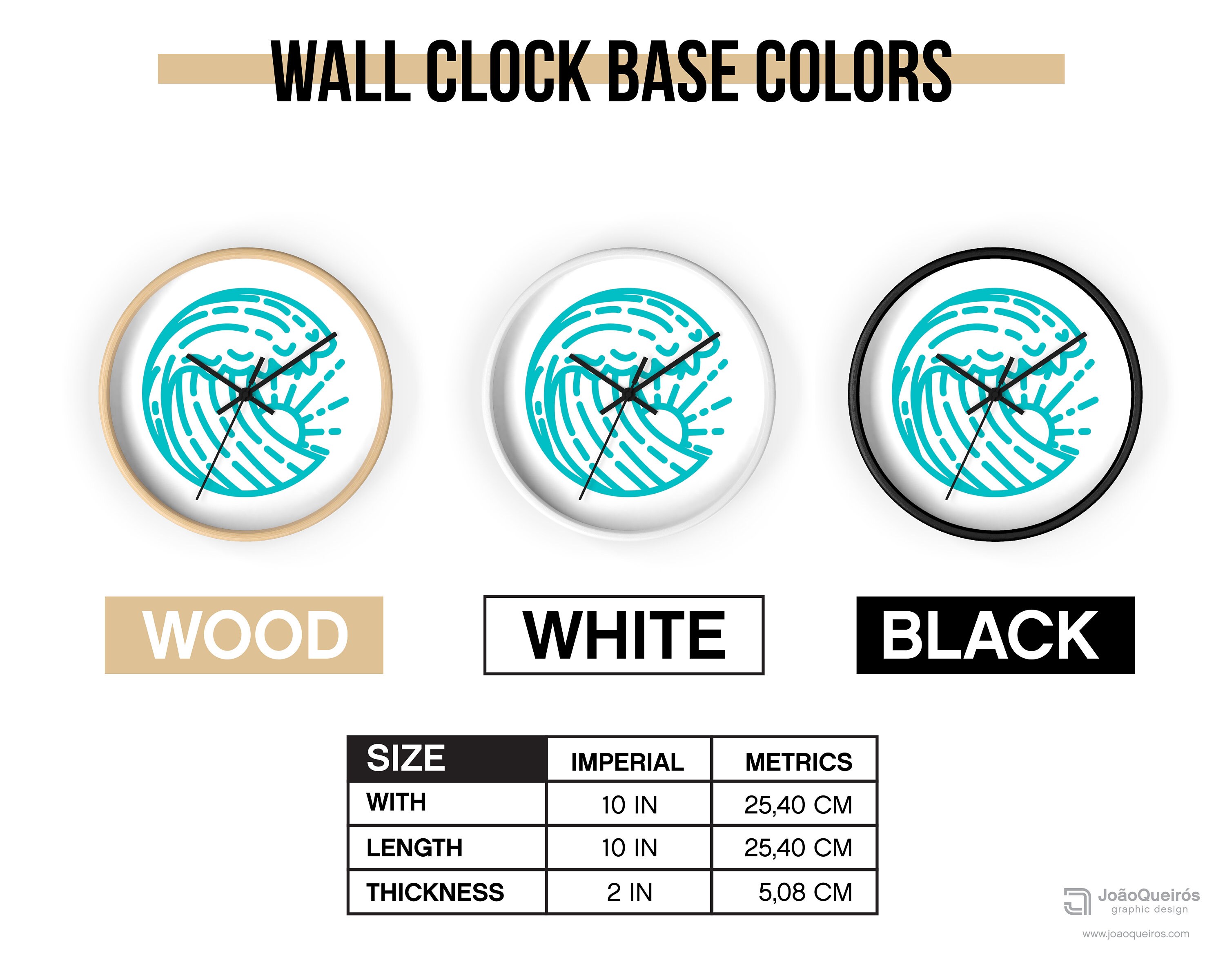 Wave Wall Clock Design | Wall Clock | Ocean Clock | Wave Wall Clock ...