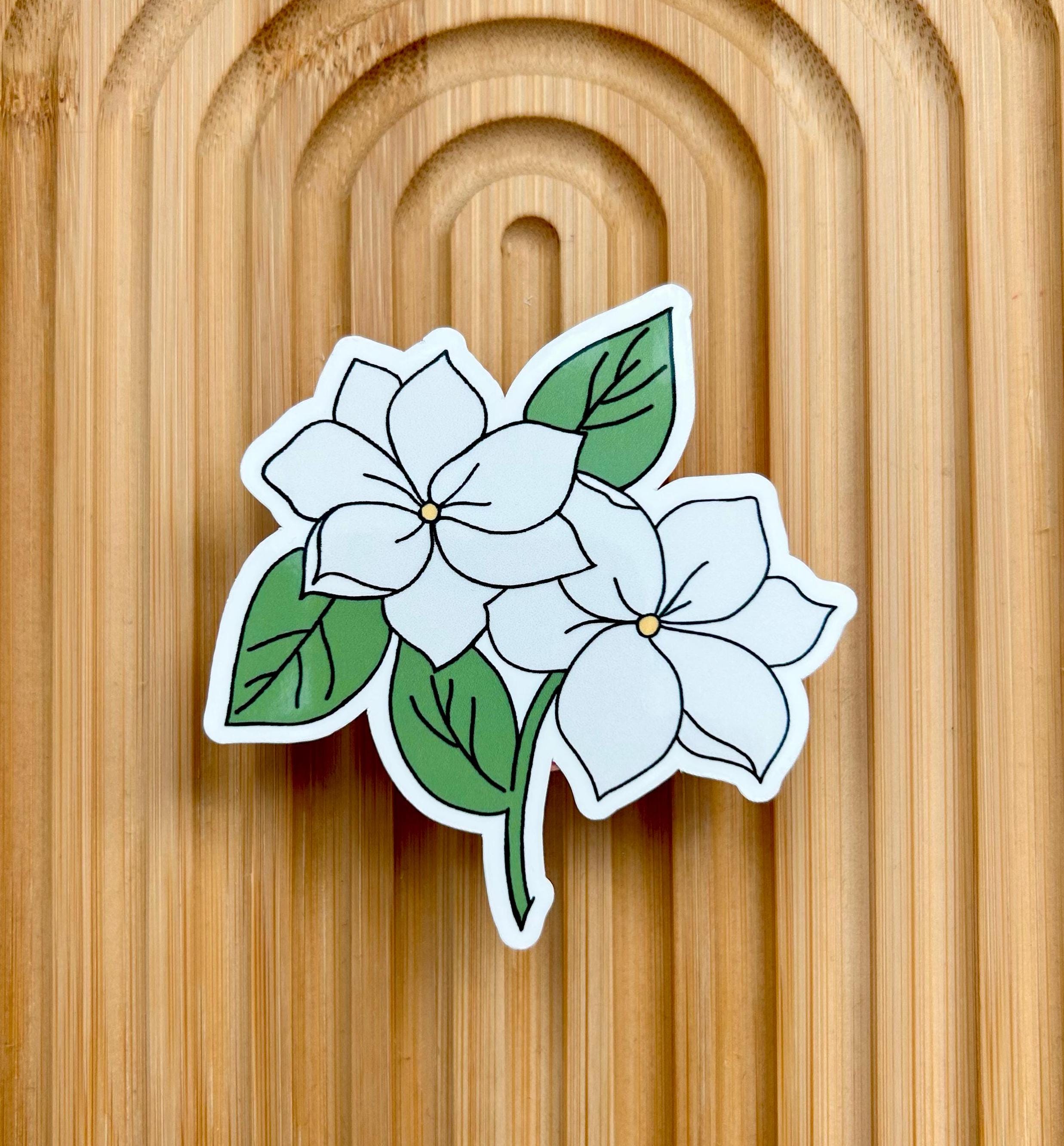 Sampaguita Flower Sticker - Etsy