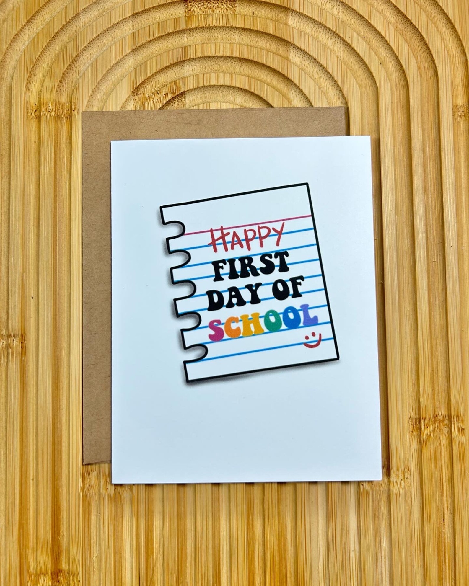 First Day of School Handmade Card - Etsy