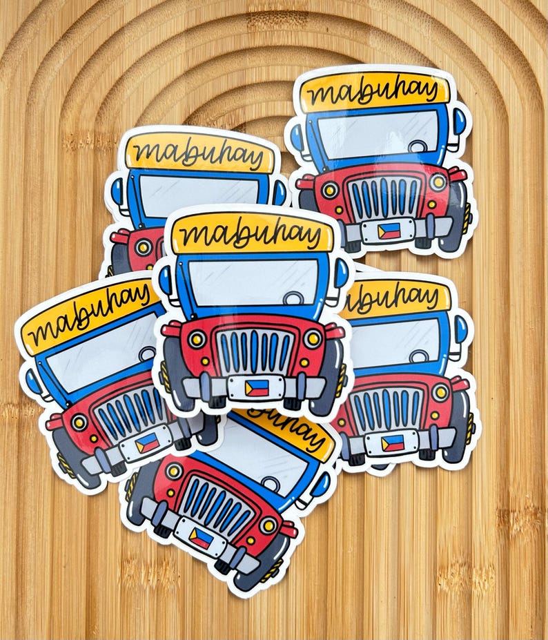 Philippine Jeepney Sticker - Etsy