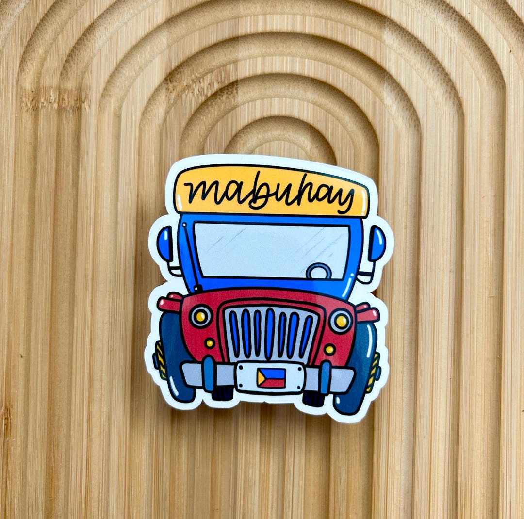 Philippine Jeepney Sticker - Etsy