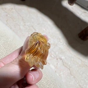 Brazilian Citrine Kneeling Fox Pendant - Etsy