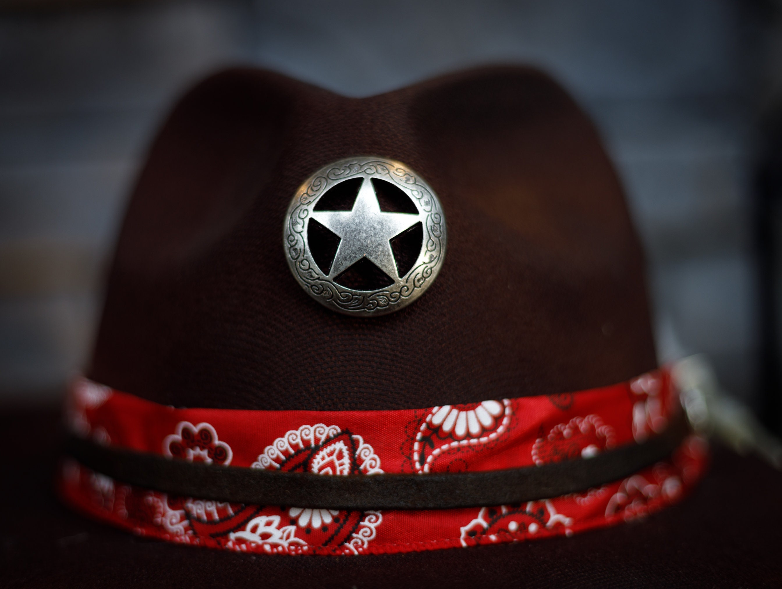 Distressed Custom Cowboy Fedora Hat TITLED: r. - Etsy