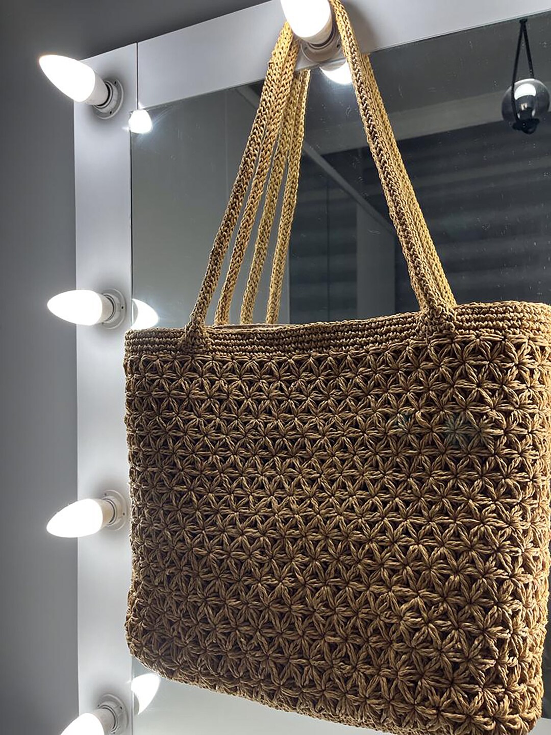 Handcrafted Knitted Bag Hanmade Crochet Knitted With - Etsy