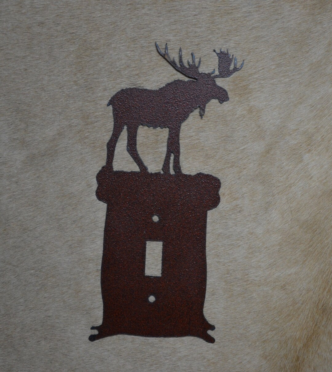 Rustic Moose Switch Cover All Configurations Available Moose Plug ...