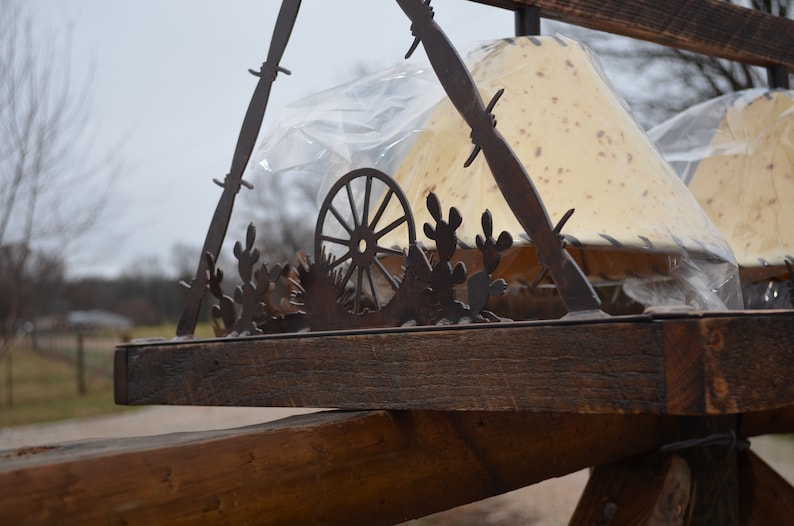Rustic Chandelier Cattle Drive Cowboy Lighting: Handmade Barn Wood ...