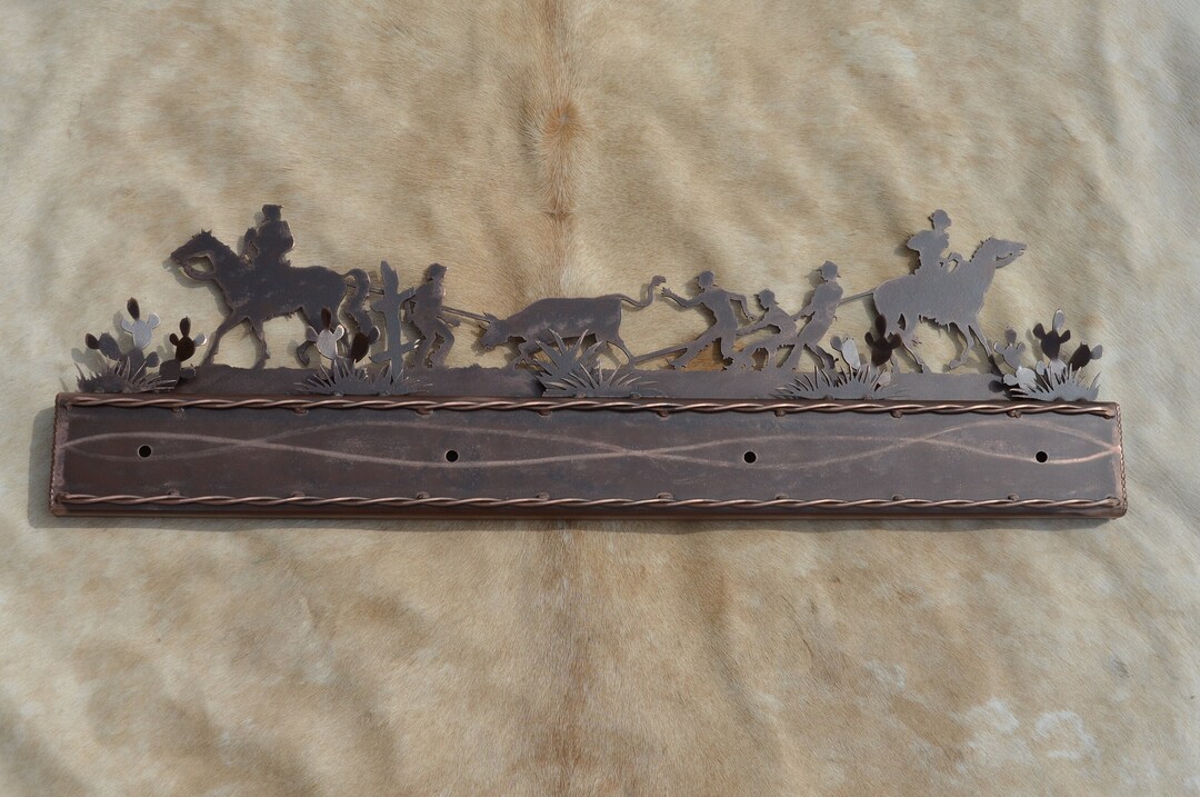 Rustic Vanity Light Cattle Branding Light Rustic Western Wall Mount ...