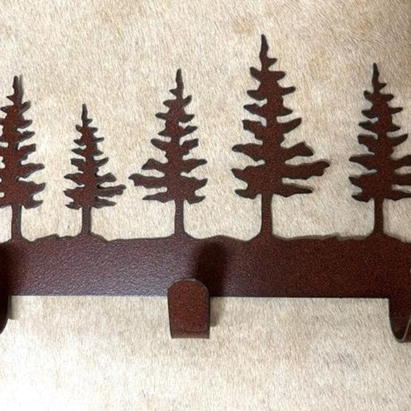 Metal Evergreen Tree Rustic - Etsy