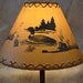 Lamp Shade 16 Duck Oil Craft Shade Rustic Cozy Cabin Lamp Shade Fowl ...