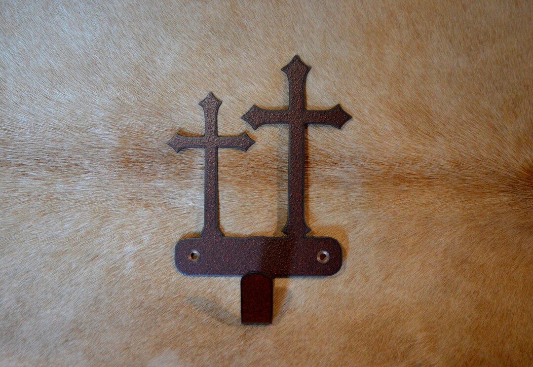 Hook Cross Wall Hook Christian Wall Art Metal Cross Hook Back Pack Hook ...