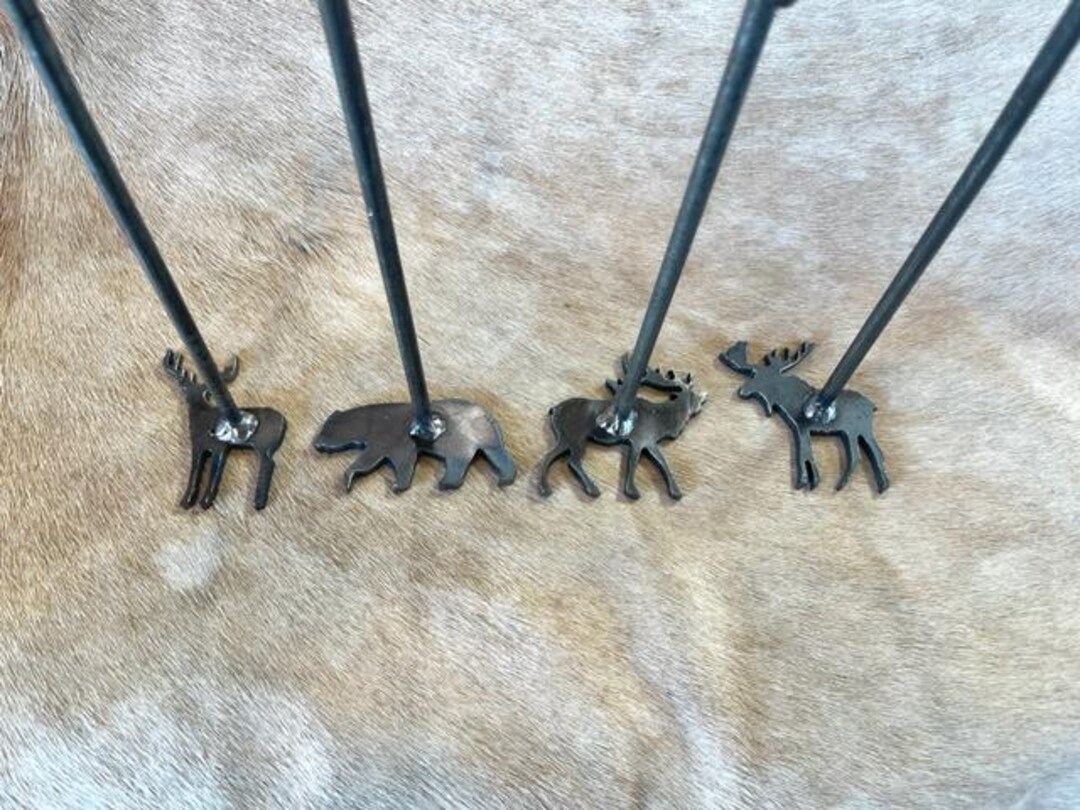 BUNDLE Rustic Steak Brands Lodge Branding Irons 2" Steak Brands Grill ...