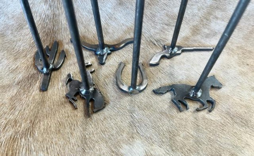Bundle Western Branding Irons 2" Steak Brands Grill Gift Cowboy Gift ...