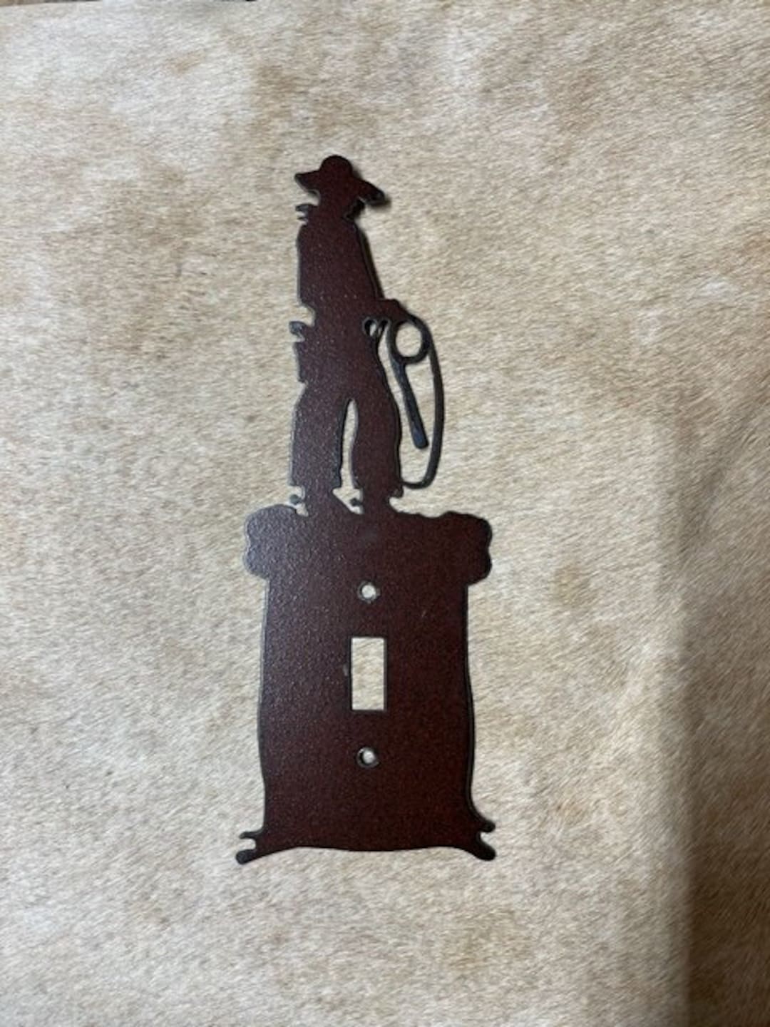 Cowboy Switch Plate All Configurations Available. Rustic Western Home ...
