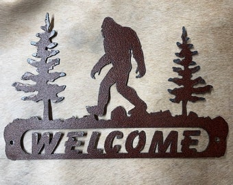 Bigfoot Welcome Sign - Etsy