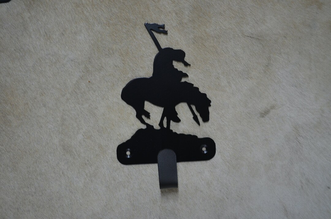 Hook Native American Art Metal Horse Hook Back Pack Hook Coat Rack ...