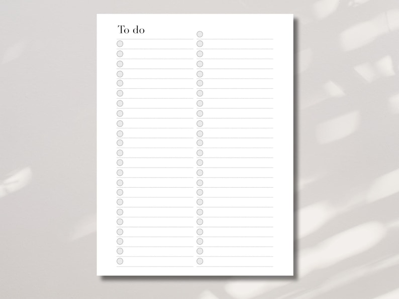 Remarkable 2 Digital to Do List Instant Download Checklist PDF Template ...