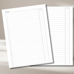 Remarkable 2 Digital Checklist Template Numbered to Do List Instant ...