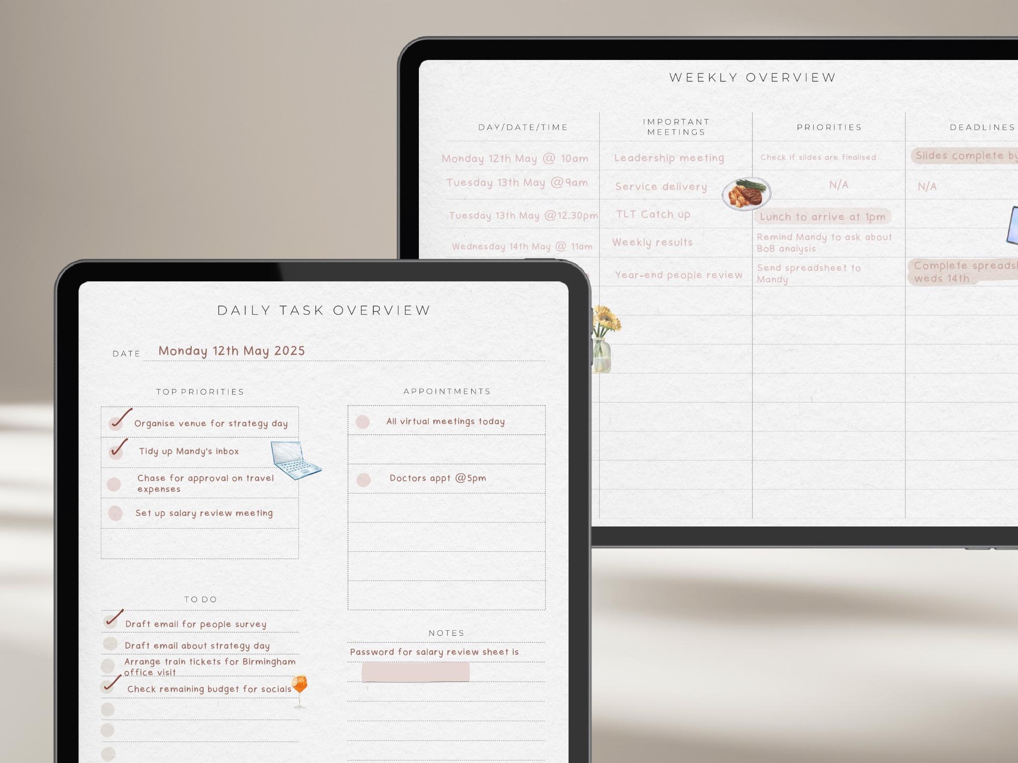 Executive Assistant Pack, Virtual Assistant Template Bundle ...