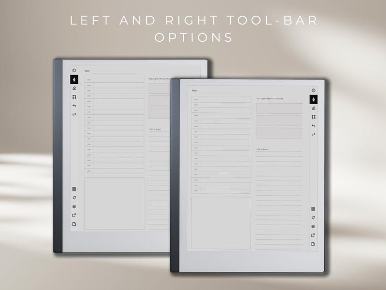 Remarkable 2 Digital Template Daily Task Tracking Planner Undated to Do ...