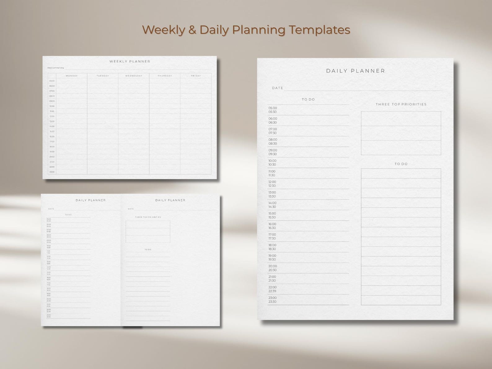 Executive Assistant Digital Templates Bundle, Virtual Assistant Planner ...