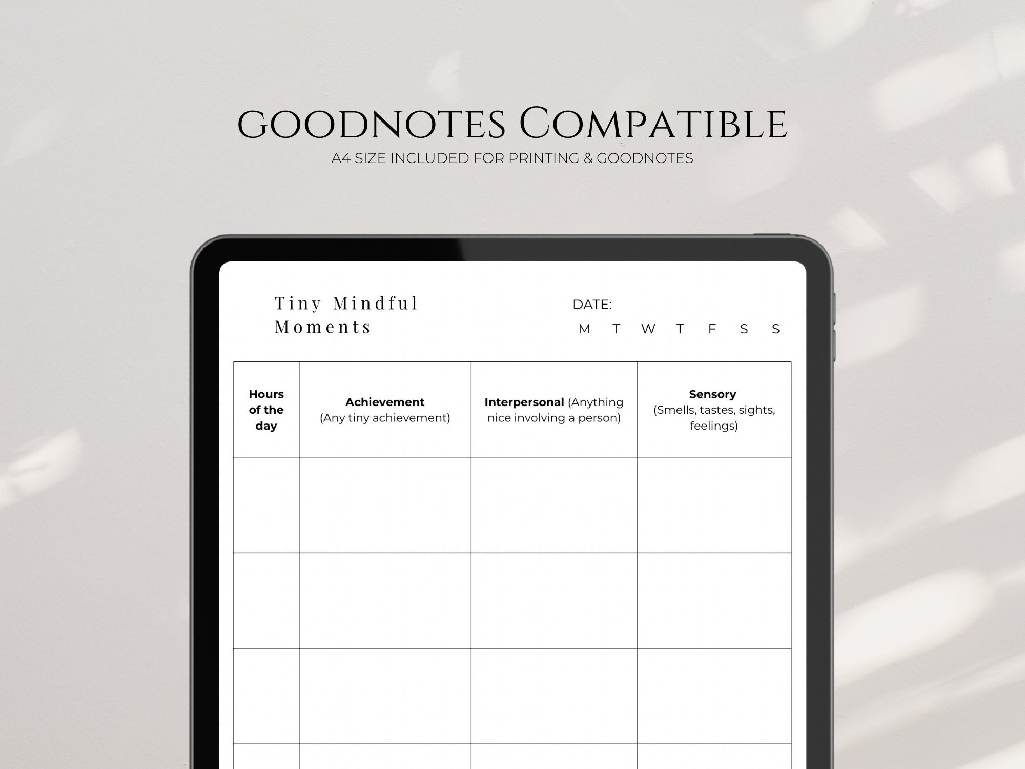 Mindfulness Worksheet, CBT Technique, Digital and Printable Download - Etsy