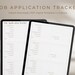 Job Application Digital Template for Goodnotes Interview Tracker ...