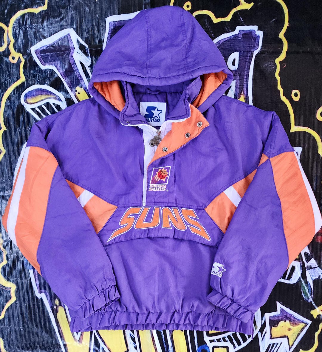Vintage 1990s Phoenix Suns Starter Space Pouch Jacket Large Womens - Etsy