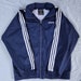 Vintage 1990s Adidas Blue White Windbreaker XL - Etsy UK