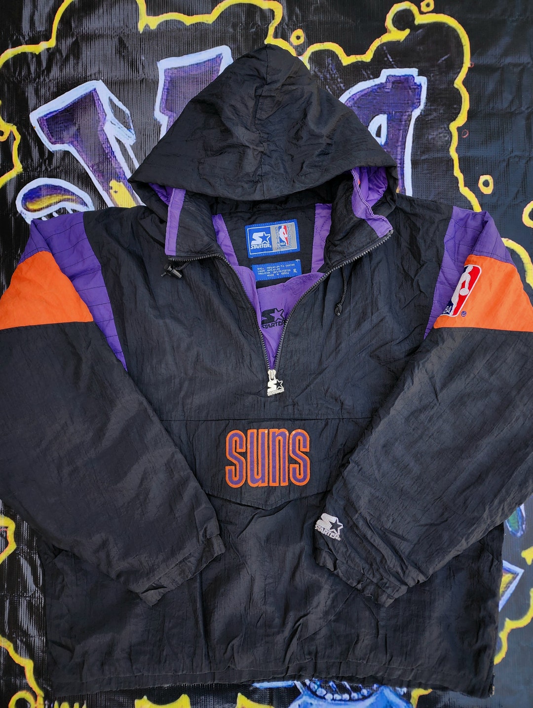 Vintage 1990s Phoenix Suns Starter Pouch Jacket Size XL - Etsy