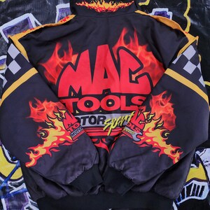 Vintage Early 2000s Swingster Mac Tools Motor Sports AOP Jacket L - Etsy