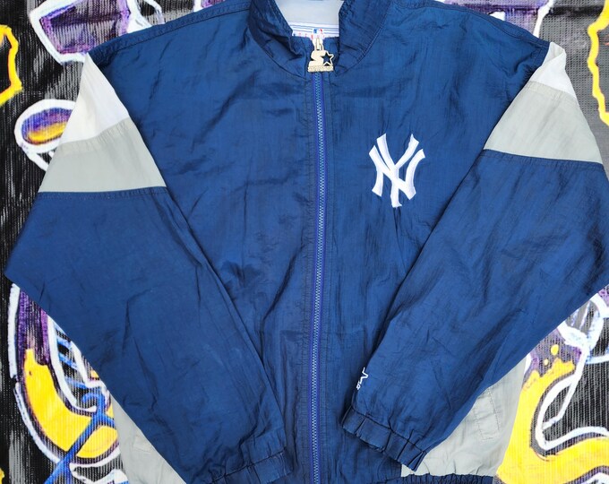 Vintage 1980s New York Yankees Starter Windbreaker S Small - Etsy