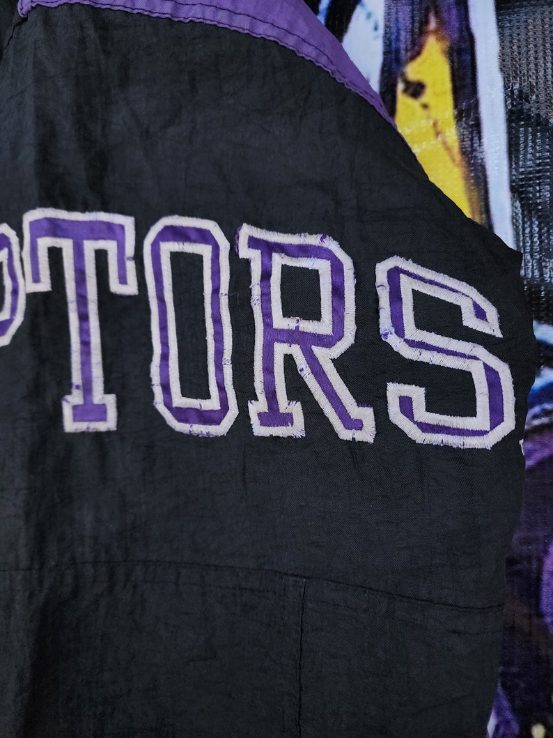 Vintage 1990s Toronto Raptors Starter Two Tone Full Zip Jacket Large ...