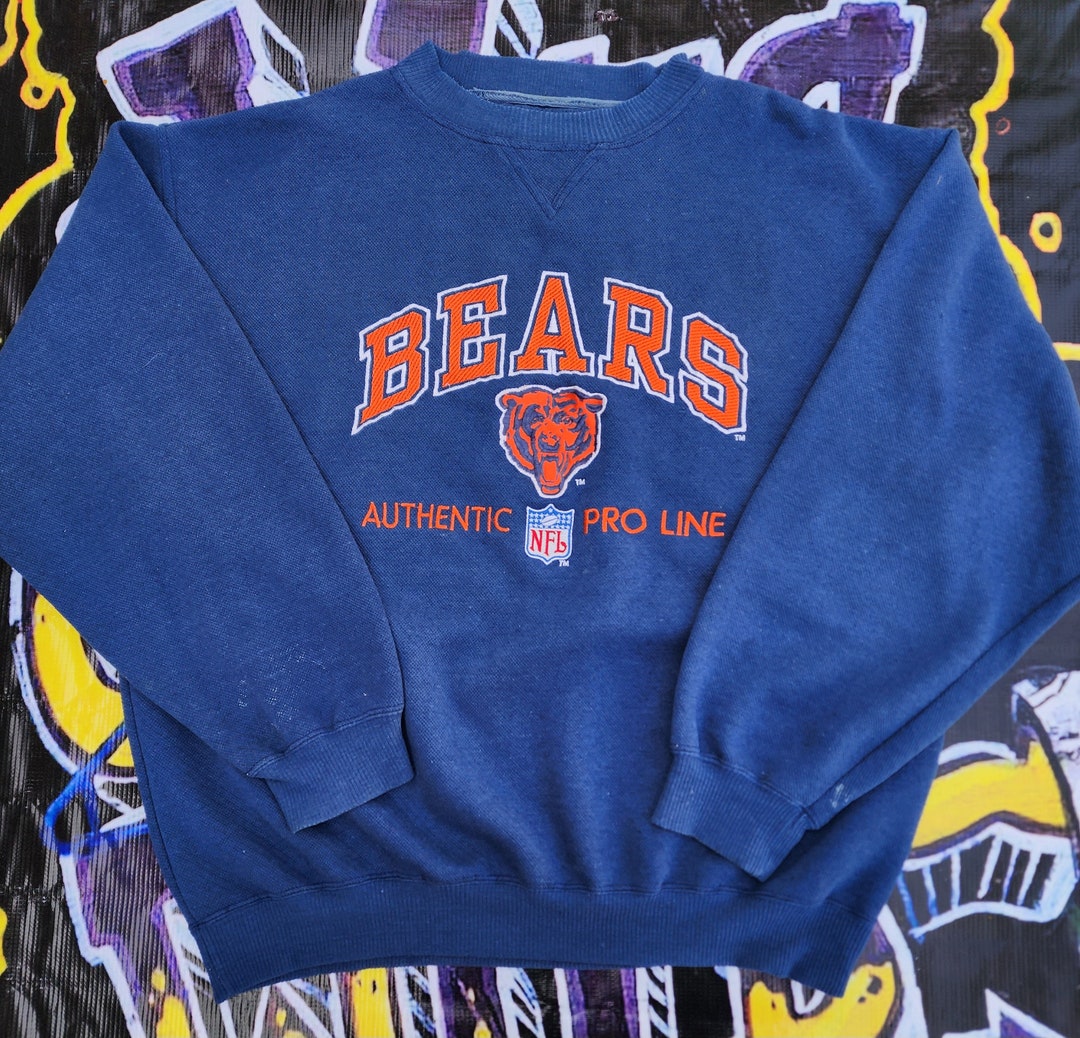 Vintage 1990s Chicago Bears Logo Athletic Pro Line Sweater Large - Etsy